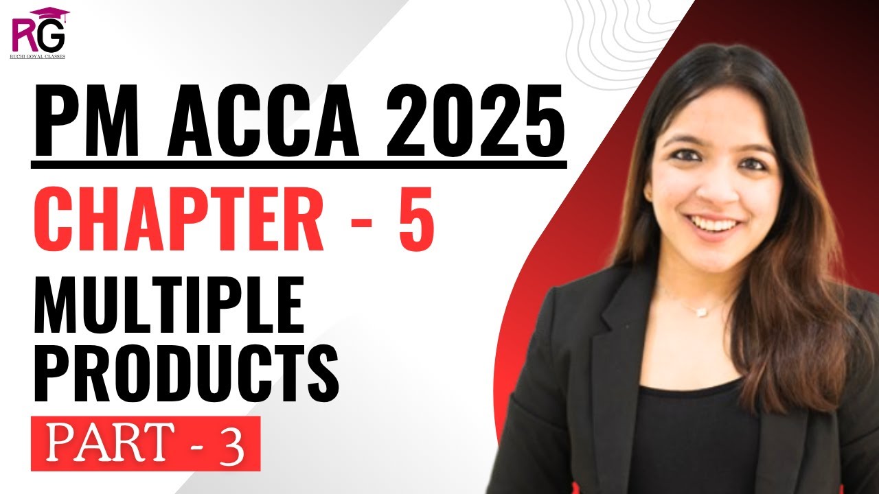 ACCA PM Chapter 5 Part 3 | Break-Even & Profit-Volume Graph for ...