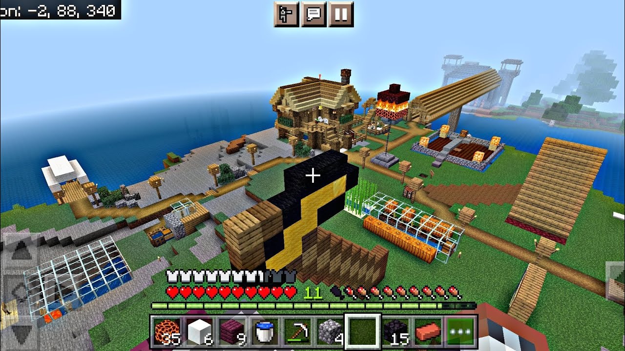 Il mio MONDO MINECRAFT dopo 3 MESI di COSTRUZIONE | vanilla bedrock ...