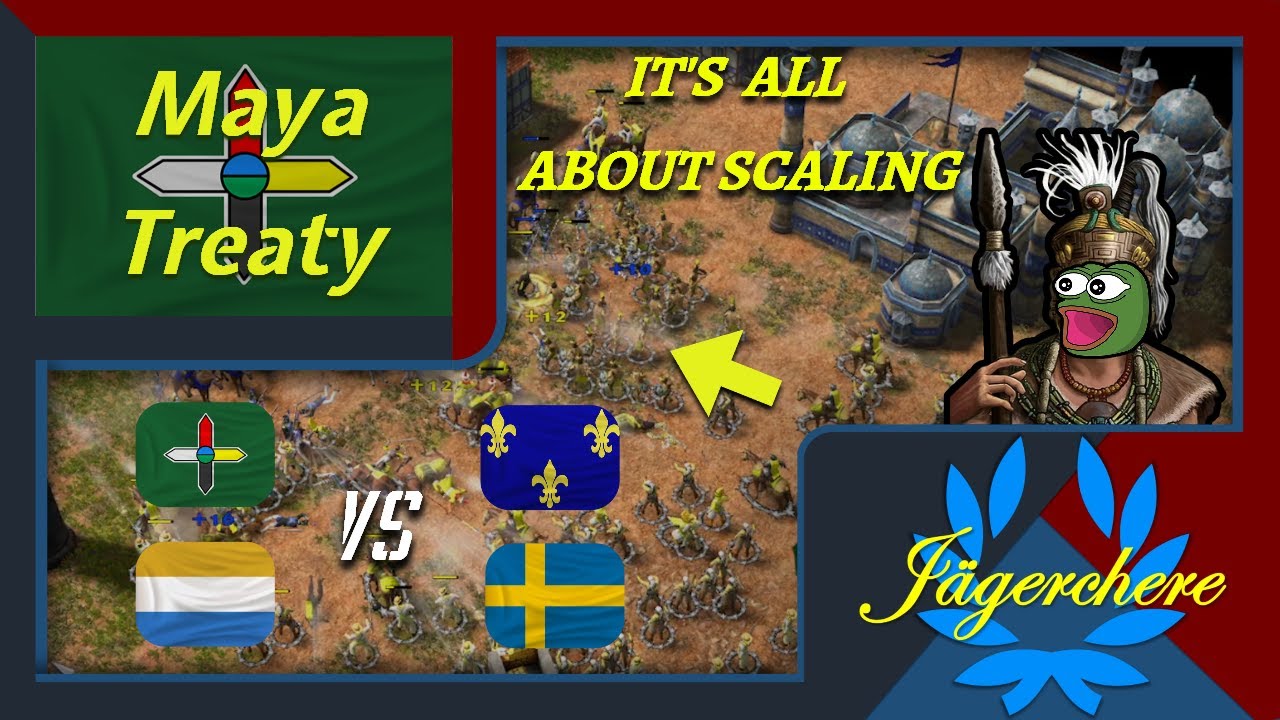 The Mayan Game That You Were Waiting | 2v2 Treaty with Mayan | AOE III ...