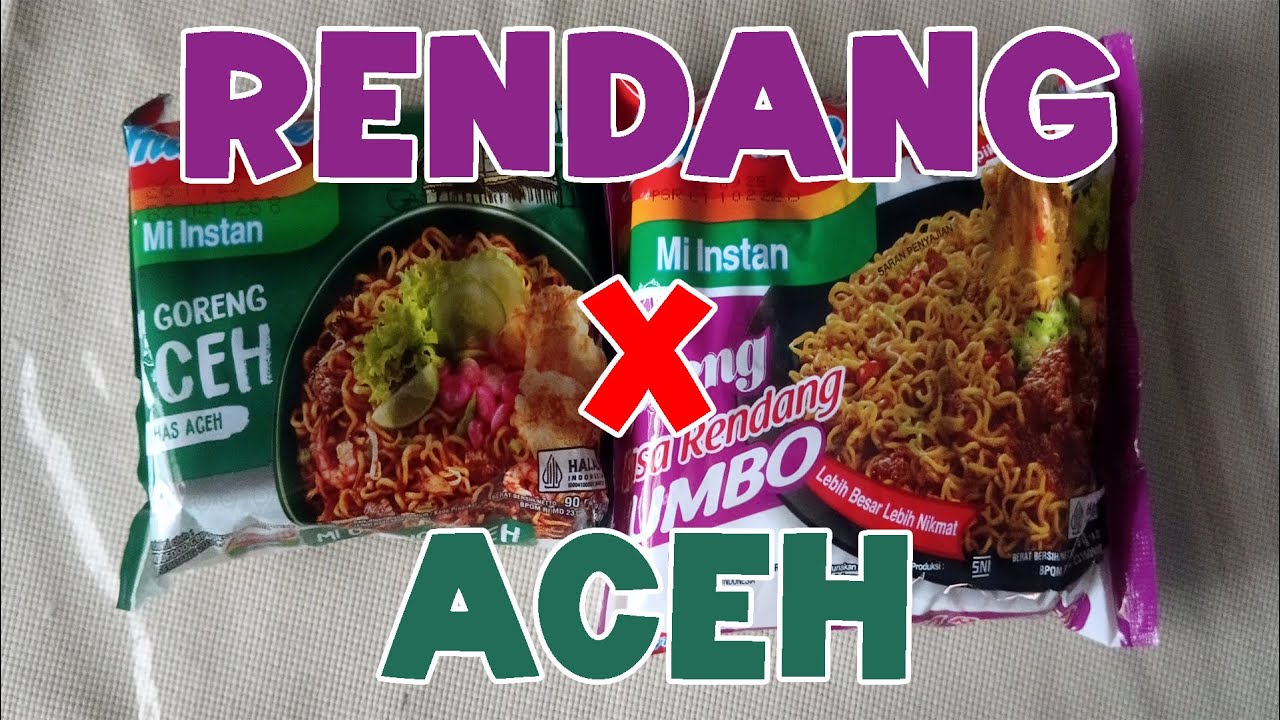 IRL MASAK INDOMIE RENDANG JUMBO X INDOMI ACEH #mediashareon #indomie ...