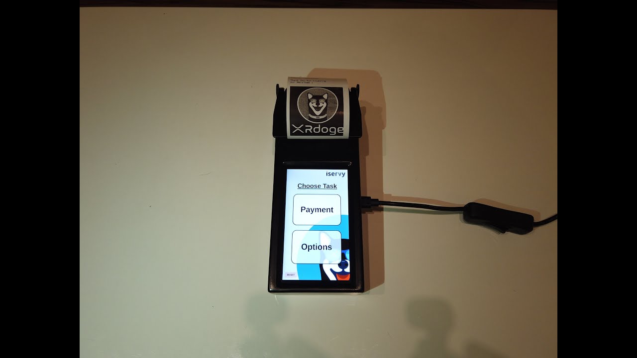 Iservy | XRdoge - Crypto POS Terminal Prototype V 0.2 - YouTube
