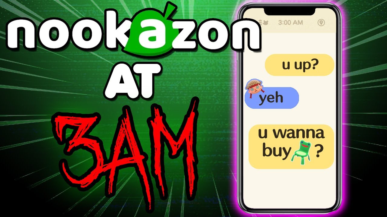 DON'T GO ON NOOKAZON AT 3AM! | ACNH | ft. FUNLAB Firefly Controller ...