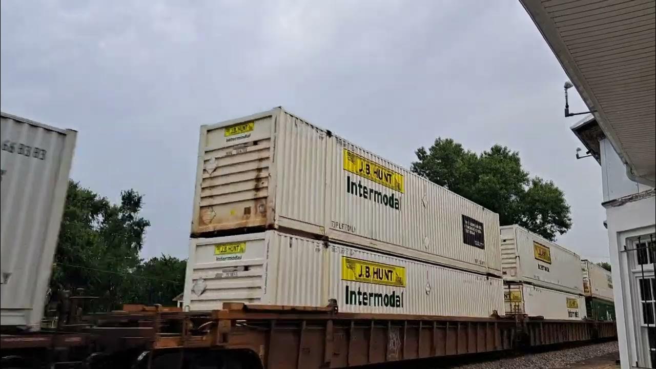 NS 1213 leader- 4 Engines Norfolk Southern Train DPU - YouTube