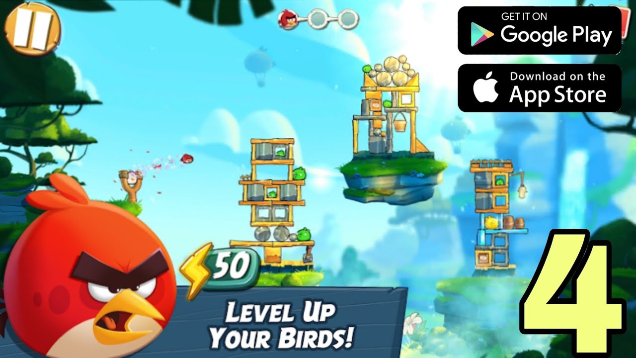 Angry Birds 2 Game Mobile gameplay walkthrough Android-ios - YouTube