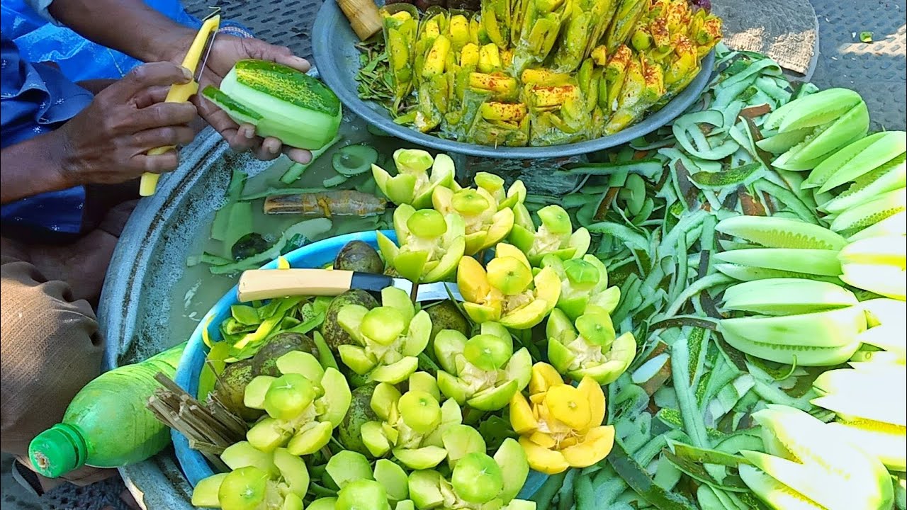 Tasty Masala Amra Bangladeshi street food Dhaka || Amra Makha Recipe ...