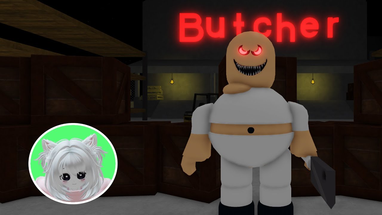 ROBLOX Gameplay Walkthrough - ESCAPE THE BUTCHER SHOP (SCARY OBBY) # ...