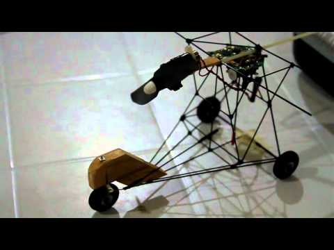 micro ultralight (work in progress) - YouTube