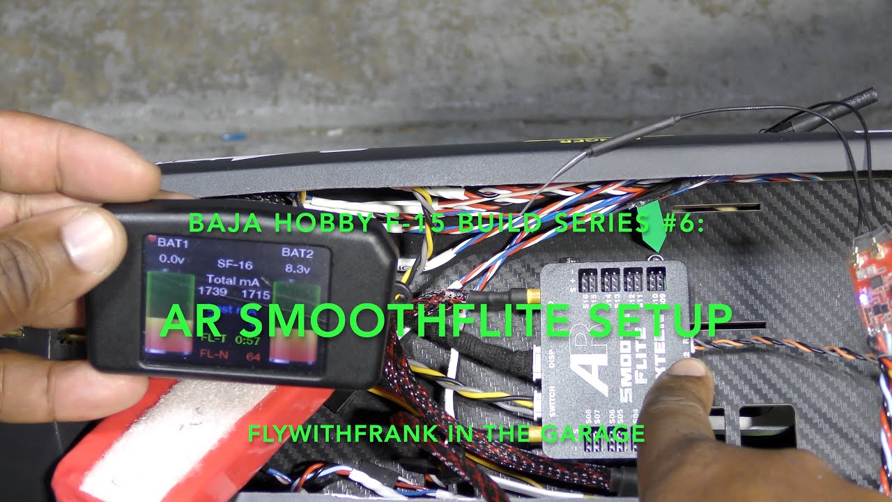 Baja F-15 Build Series #6: AR SmoothFlite Setup - YouTube