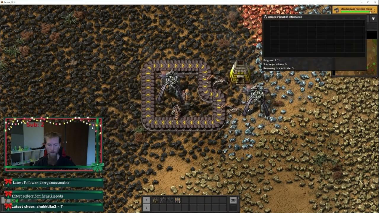 FACTORIO LIVE 1 opstart - YouTube