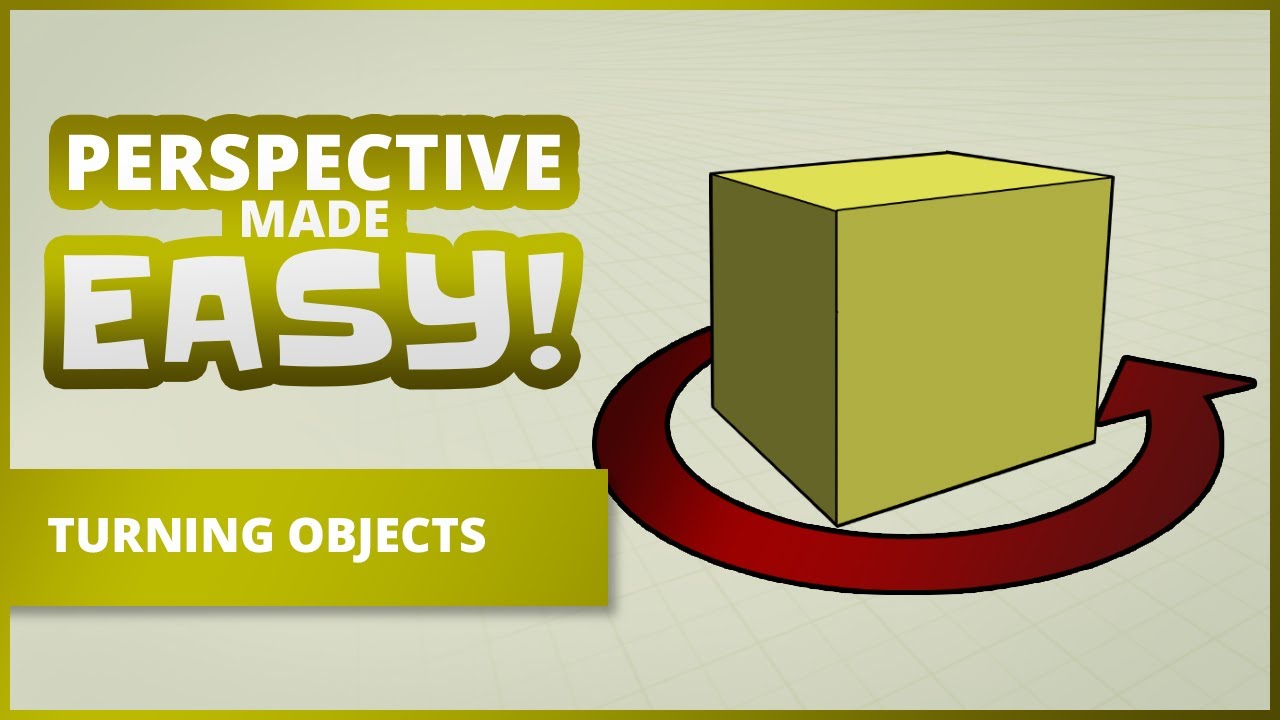 Turning Objects in Space - Auxiliary Vanishing Points - YouTube