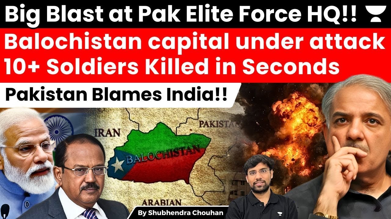 Big Blast at Pakistan’s Frontier Corps HQ in Quetta | 10+ Soldiers ...
