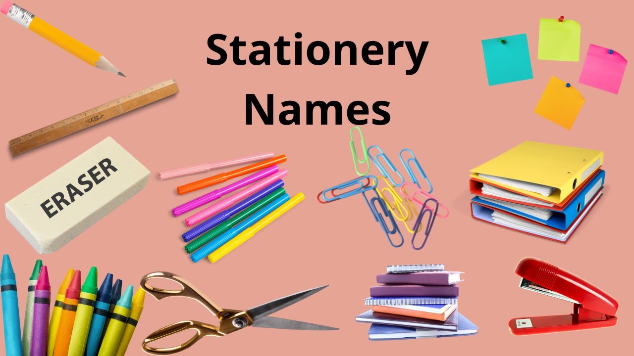 Kids Learn Stationery Names: Fun School Supplies Guide! ️🖍️📐| Kids ...