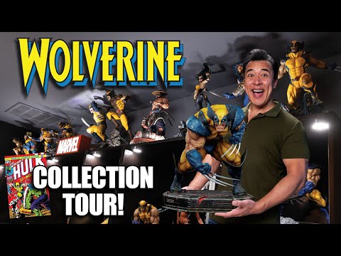 WOLVERINE STATUE COLLECTION TOUR!!! and DEADPOOL TOO!