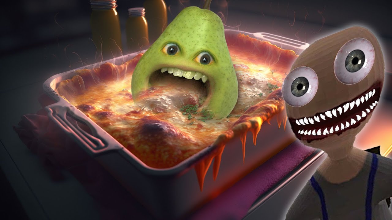 A horror game where Pear makes lasagna while George tries to kill him ...