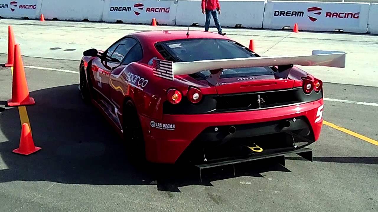 Chris Dream Racing With Ferrari At Las Vegas Motor Speedway 1-27-12 ...