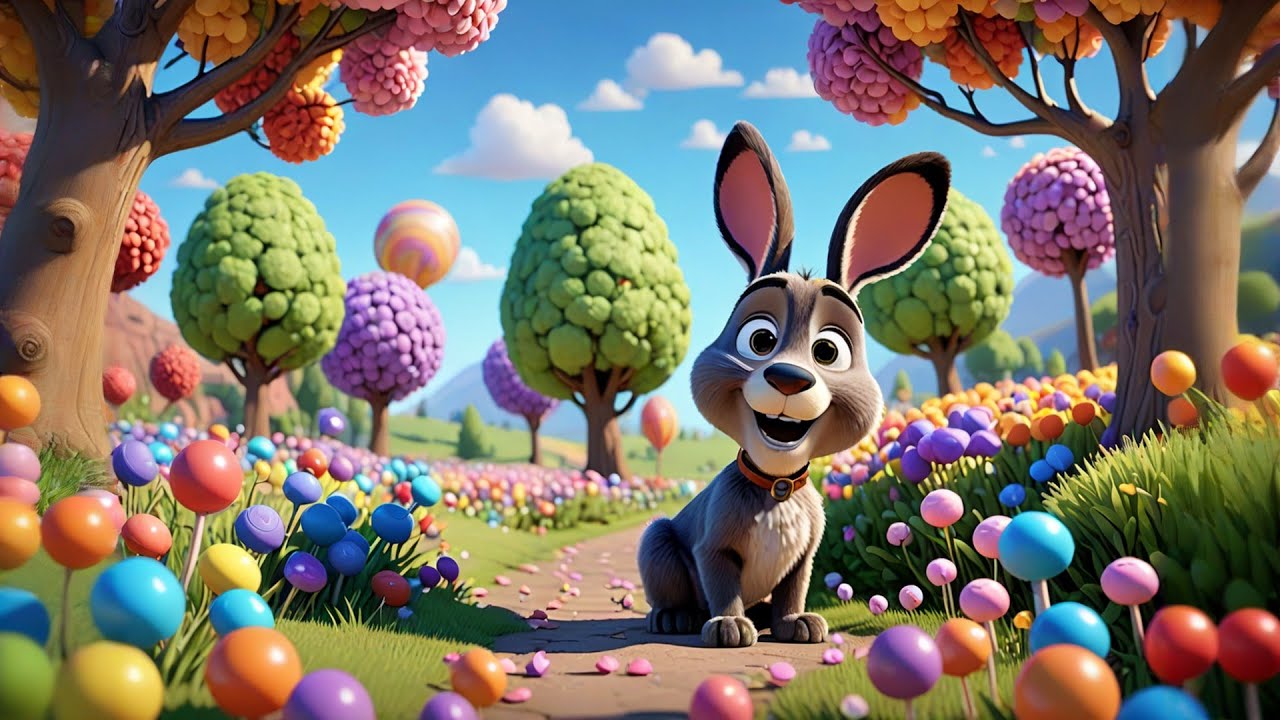 Rabbit Candy World | Sweet Adventure Nursery Rhyme for Kids | Sing ...