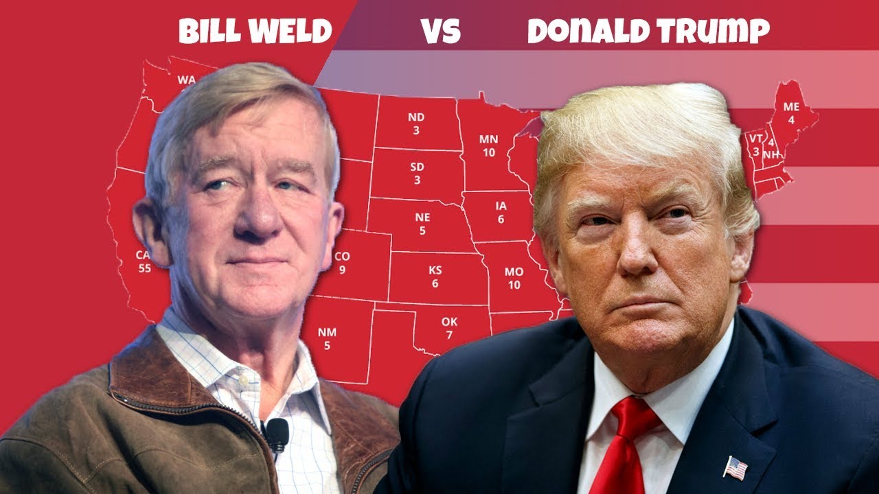 Bill Weld vs Donald Trump 2020 Republican Primary Election Prediction ...