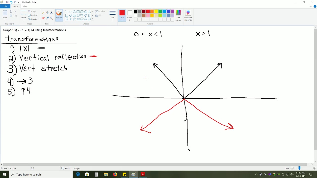 College Algebra Ch. 3.5: Transformations - YouTube