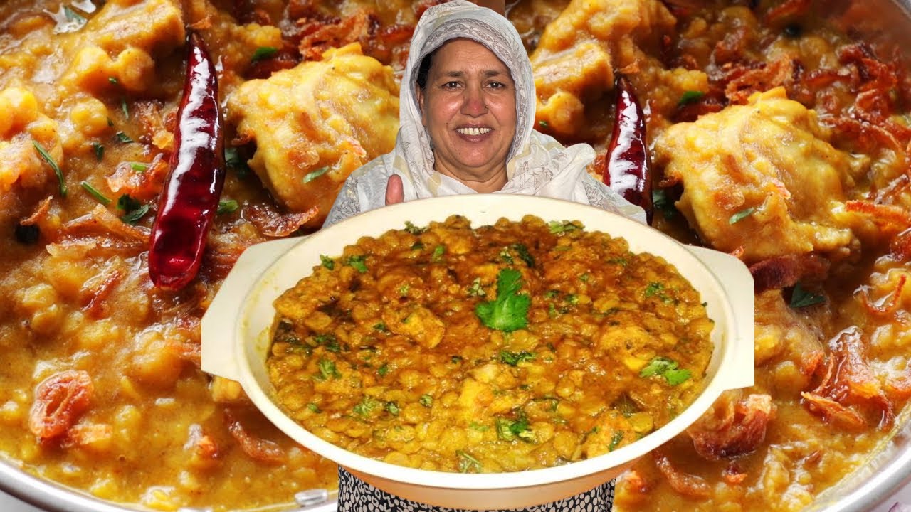 TASTY DAAL CHICKEN RECIPE! RESTURANT STYLE DAAL MUNG RECIPE! NAJMA ...