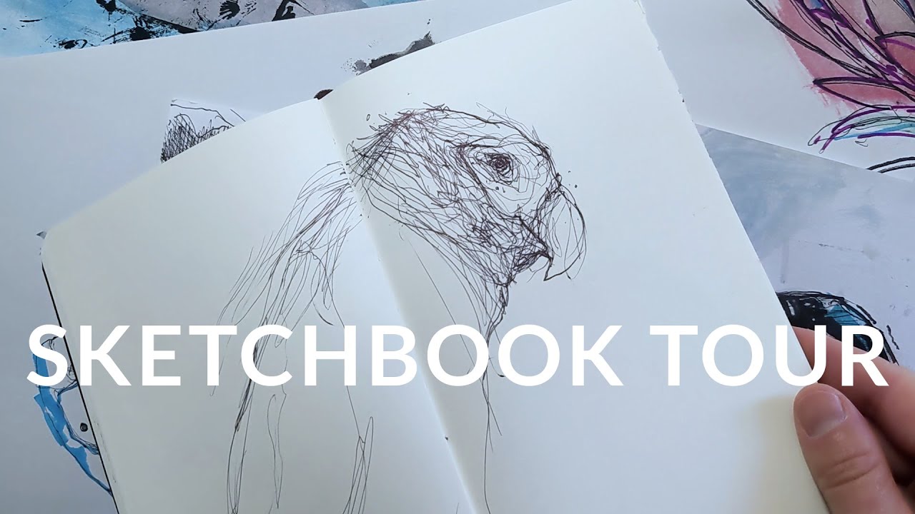 Why Messy Drawings Can Be Beautiful: A Ballpoint Pen Sketchbook Tour ...