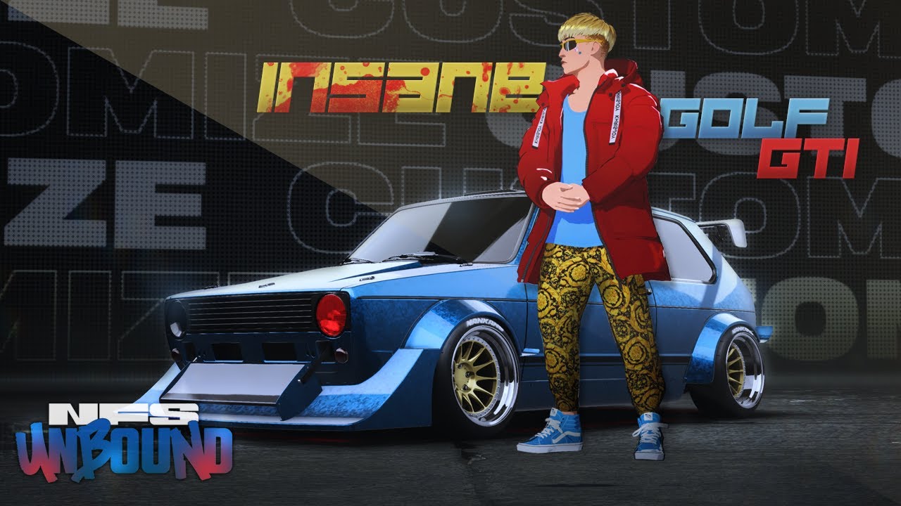 NFS Unbound Volkswagen Golf GTI Insane Max Build S+ Class - YouTube