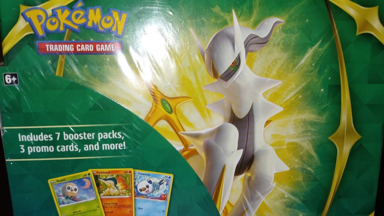 Pokemon tcg box opening- Arceus box - YouTube