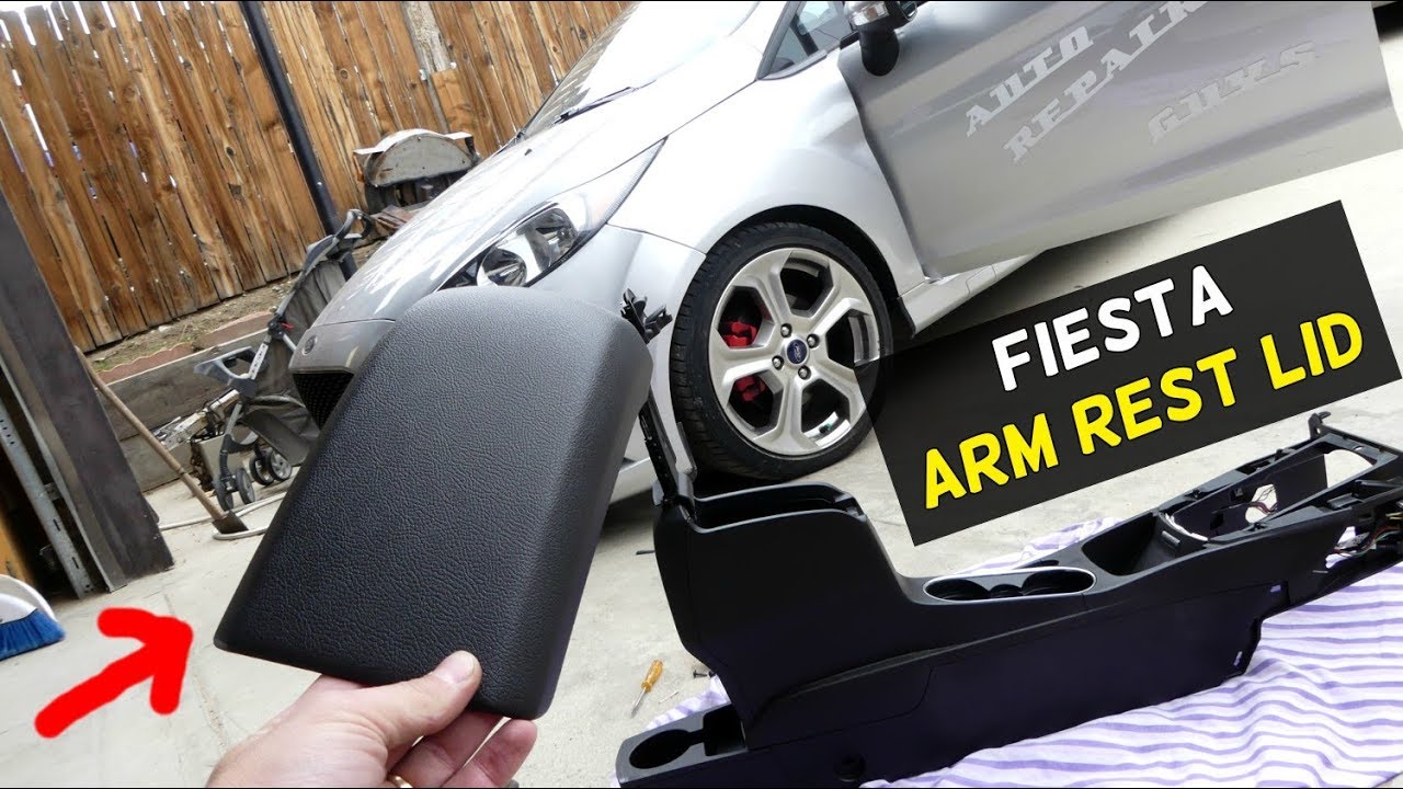 FORD FIESTA ARM REST LID COVER REMOVAL REPLACEMENT ST S SE MK7 - YouTube