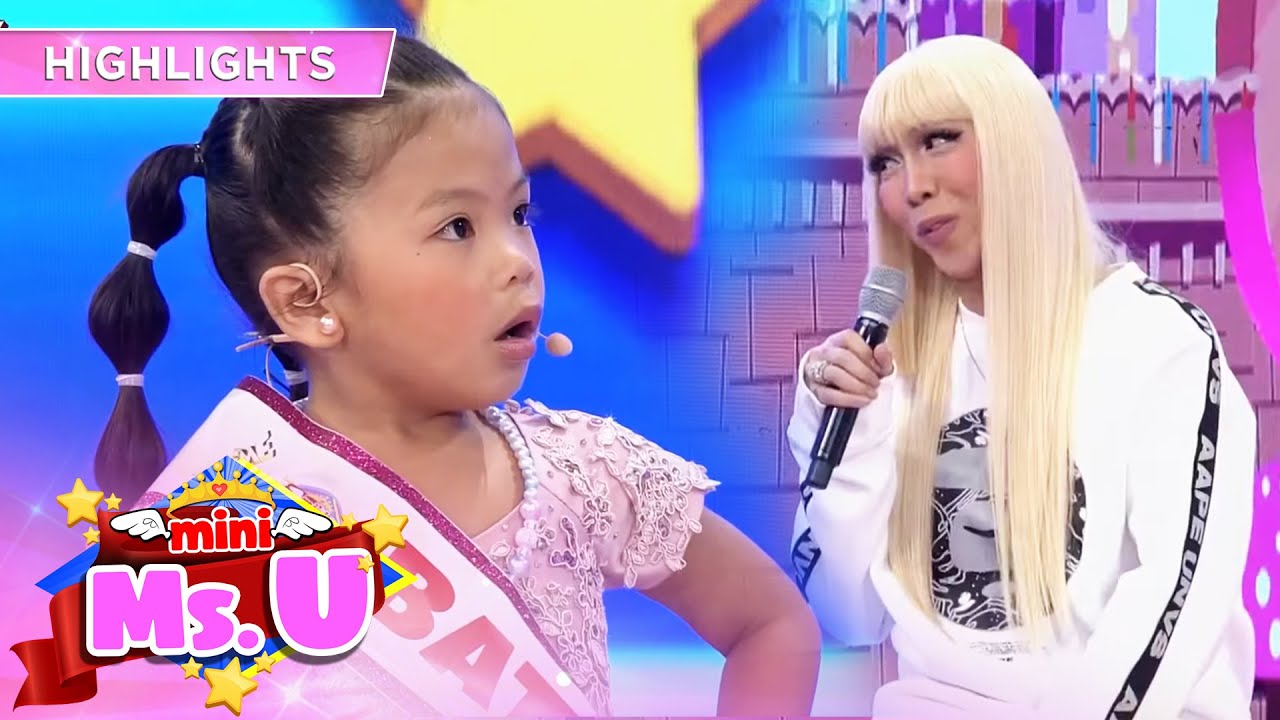 Vice has a funny conversation with Mini Miss U Audrei | It's Showtime ...