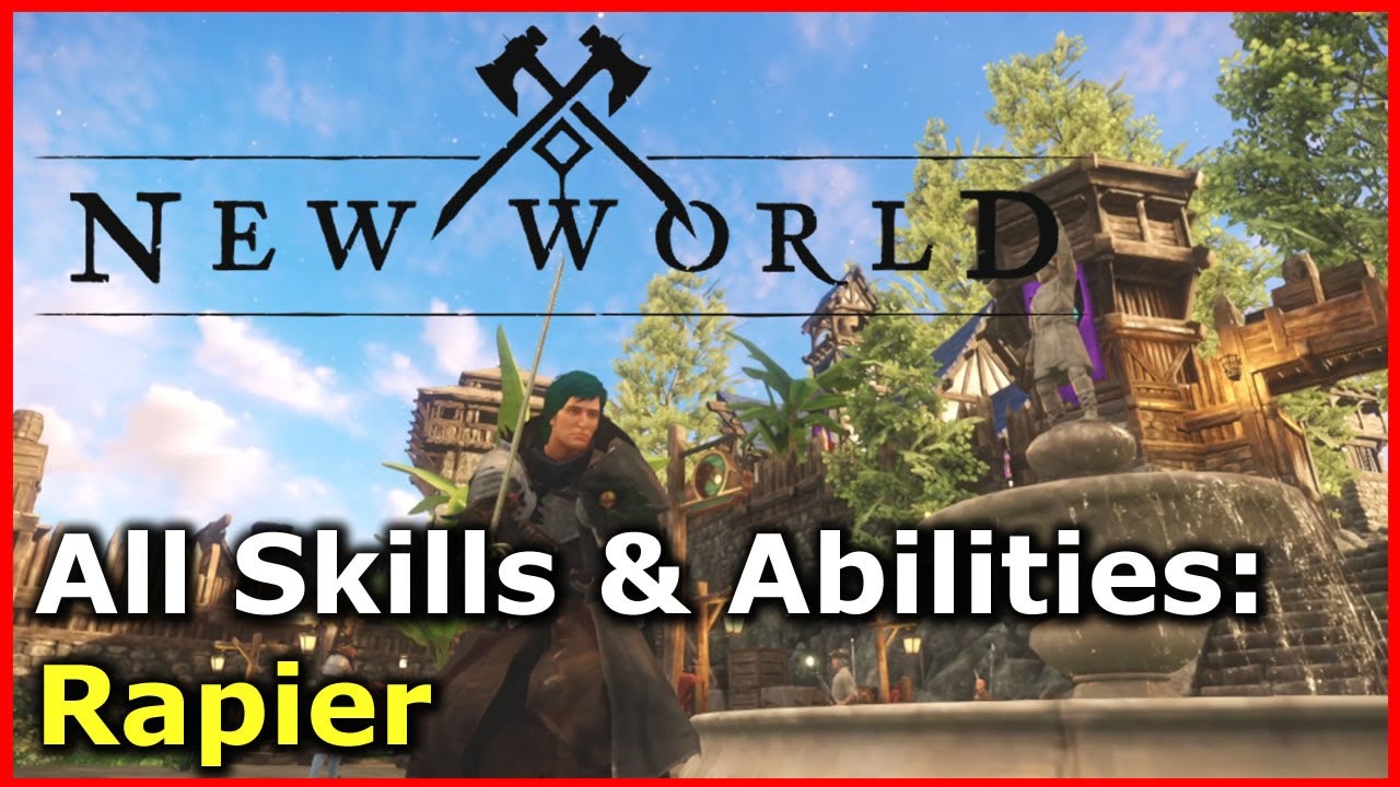 Rapier - All Skills and Abilities : New World - YouTube