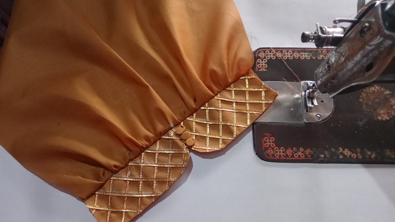 Wow So Amazing Cuff Sleeve Design/Gota Lace Se Banayein Khubsurat Cuff ...