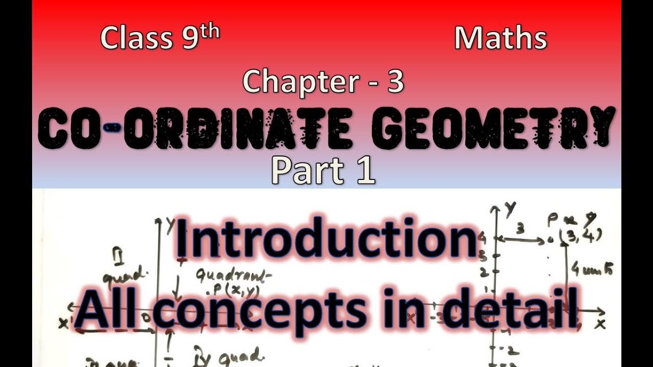 Class 9 | Maths | Chapter 3| Coordinate geometry | Introduction - YouTube