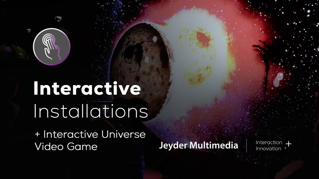 Interactive Installations - Interactive Universe Video Game - YouTube