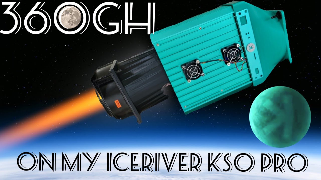 360gh on my overclocked Iceriver KS0 Pro Kaspa ASIC!! (Shroud giveaway! PBFARMER OC!) - YouTube