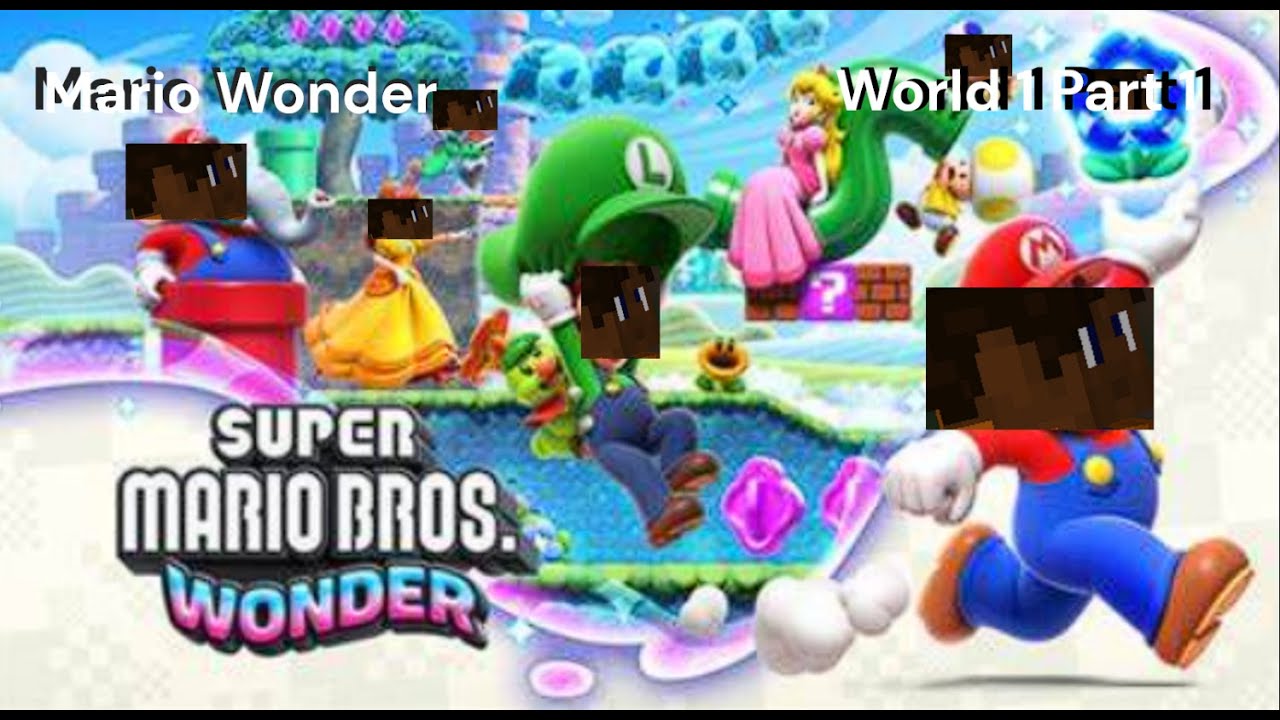 Mario Wonder Playthrough World 1 Part 1 (100% completed) - YouTube