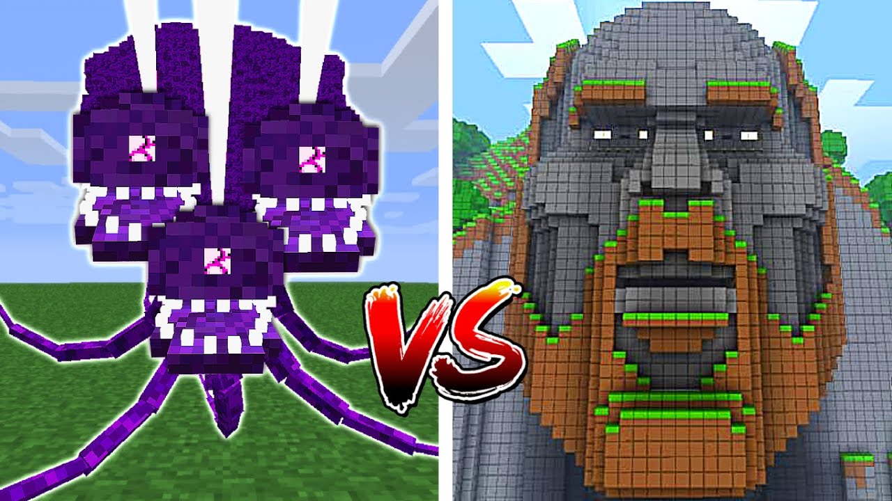 Wither Storm VS The Temple of Notch in Minecraft - YouTube