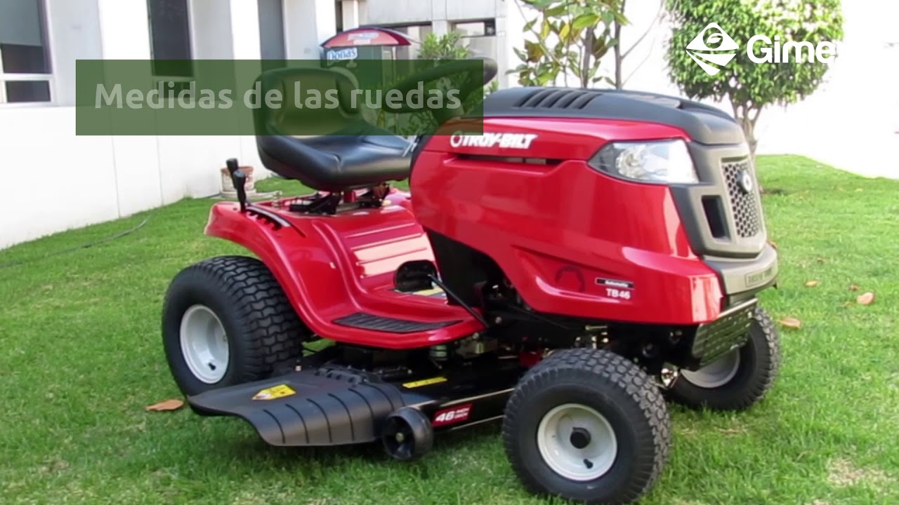 TRACTOR PODADORA TROY BILT MTD GIMEX - YouTube