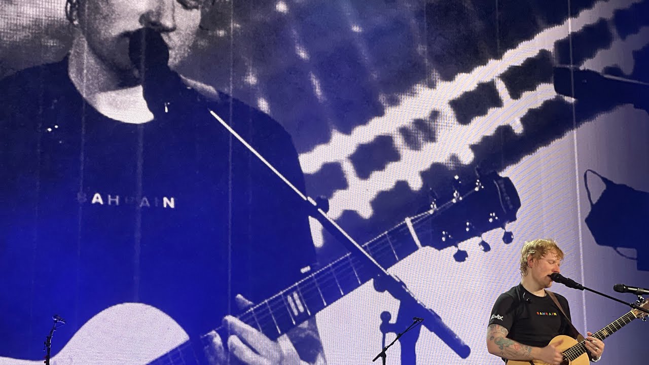 Shape of you - Ed Sheeran “The Mathematics Tour”- Live in Bahrain - YouTube