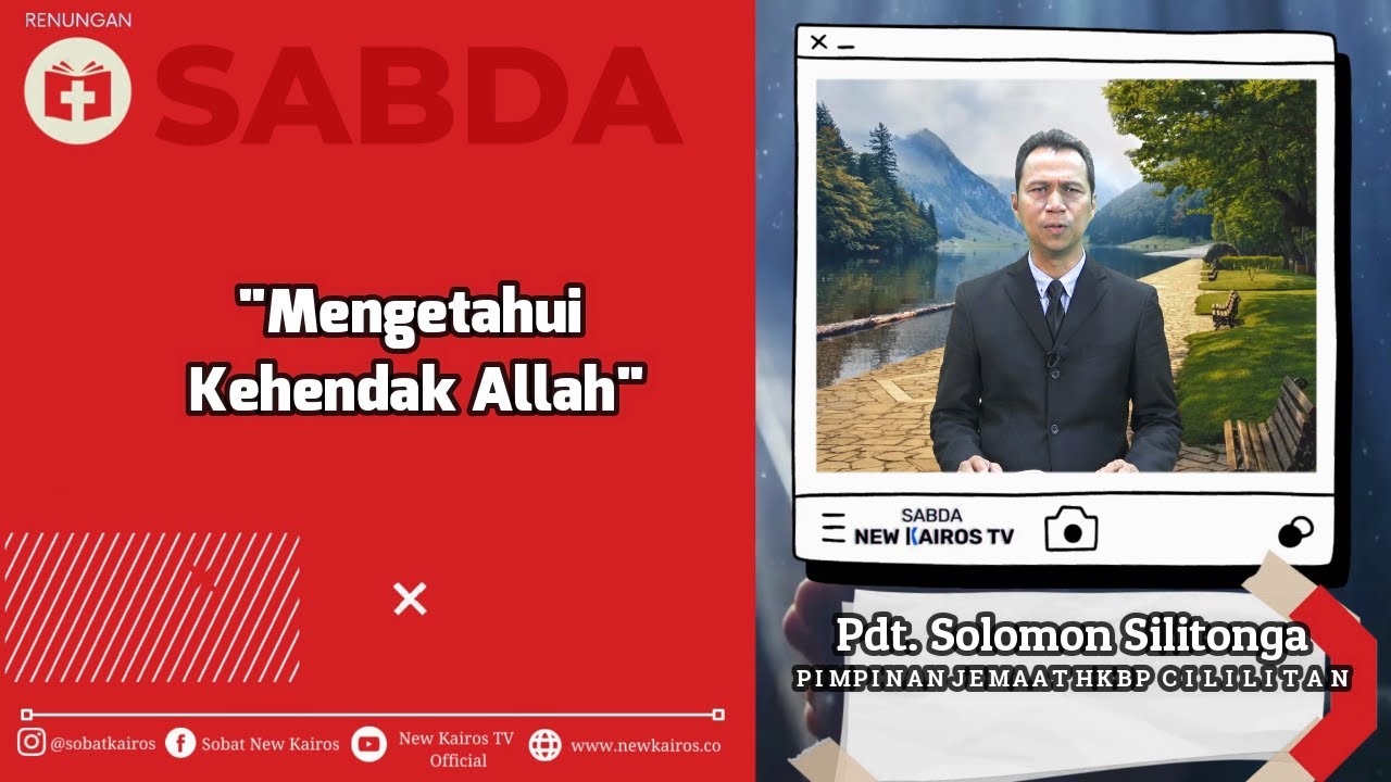 "𝐌𝐞𝐧𝐠𝐞𝐭𝐚𝐡𝐮𝐢 𝐊𝐞𝐡𝐞𝐧𝐝𝐚𝐤 𝐀𝐥𝐥𝐚𝐡" | Pdt. Solomon Silitonga - YouTube
