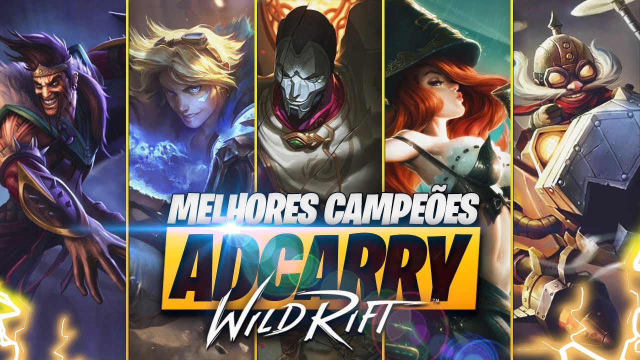 Quais São os MELHORES Campeões ADC do WILD RIFT? TIER LIST - YouTube