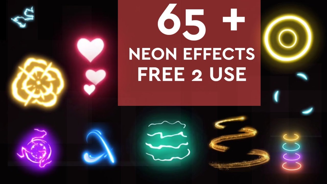 neon black screen effects | neon light black screen effect | neon ...