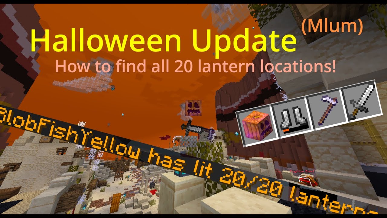 How to find all 20 lantern locations! | Mlum Halloween Update - YouTube