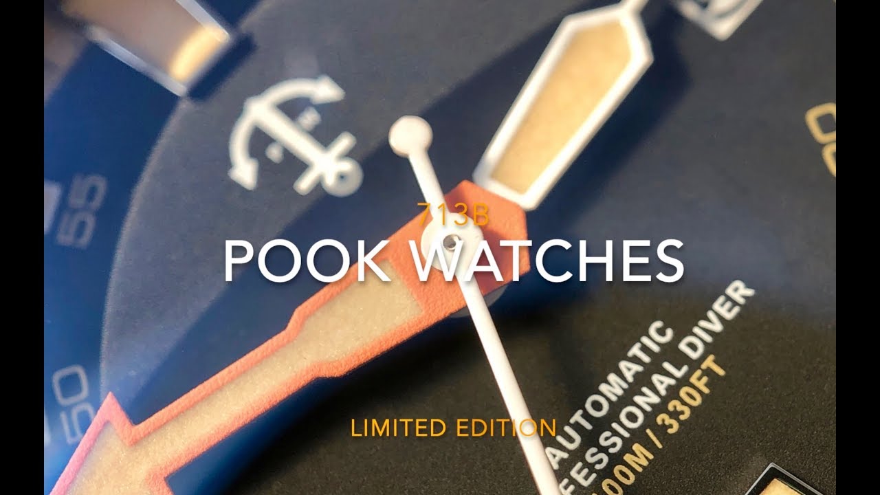POOK WATCHES 713B Limited edition. - YouTube