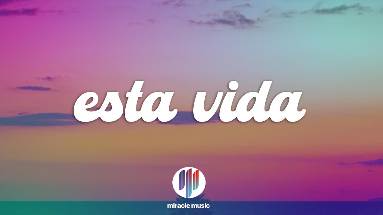 Marshmello, Farruko - Esta Vida (Letra/Lyrics) - YouTube