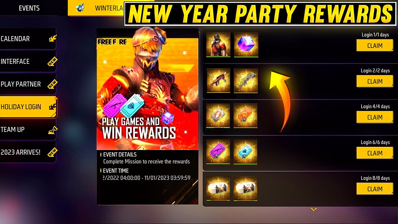JANUARY NEW YEAR PARTY FREE REWARDS - YouTube