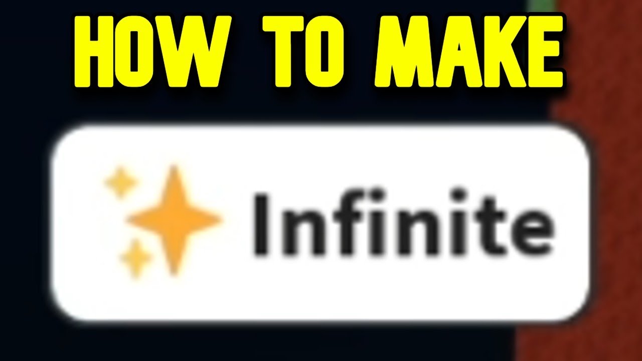 How to Make an Infinite in Aura Craft (Roblox) - YouTube