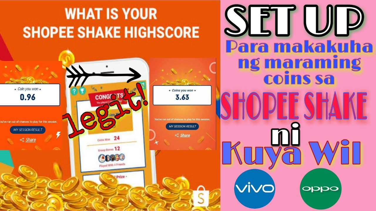 PAANO MAKAKUHA NG MARAMING COINS SA SHOPEE SHAKE AT MANALO NG 50K SA ...
