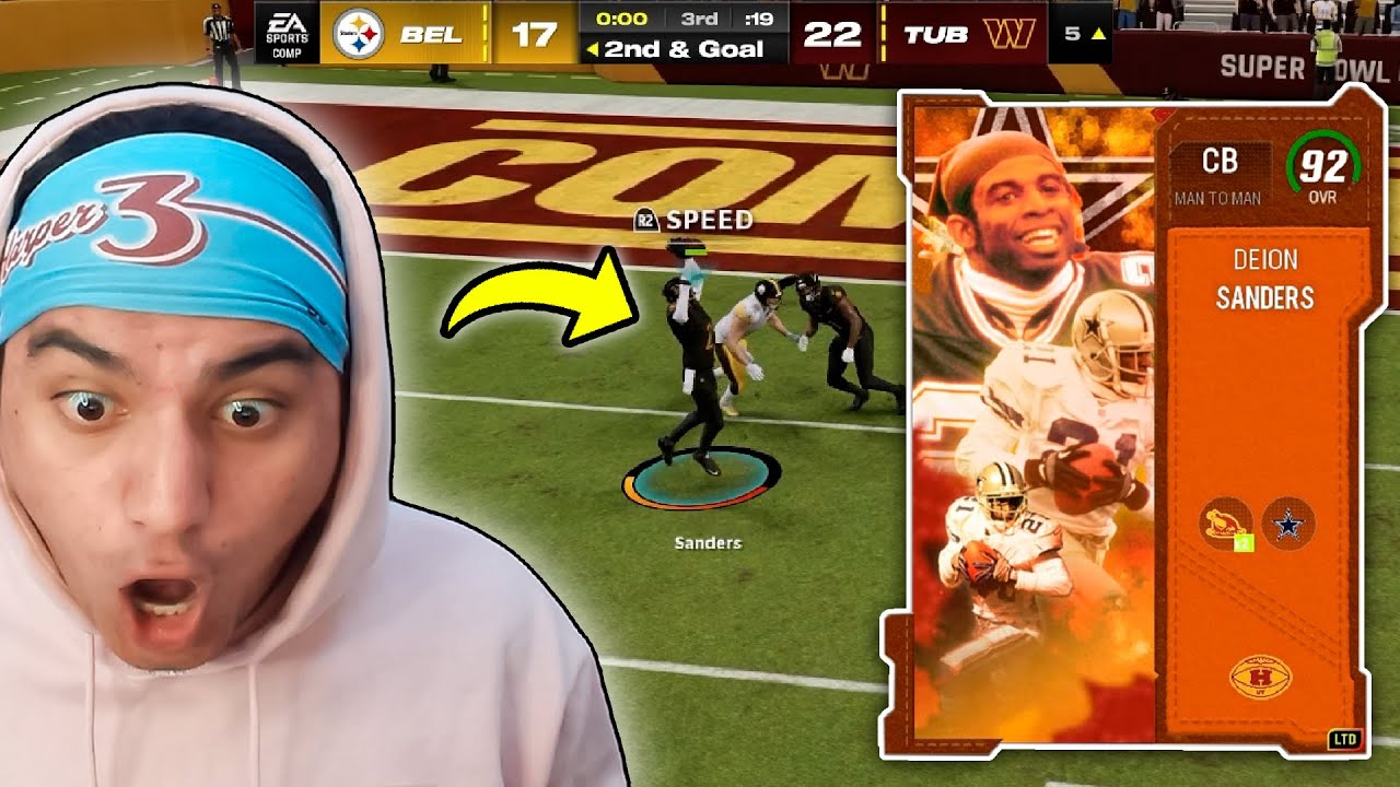 DEION SANDERS HAS THE BEST DEBUT IN THIS SUPERBOWL RUN... - YouTube