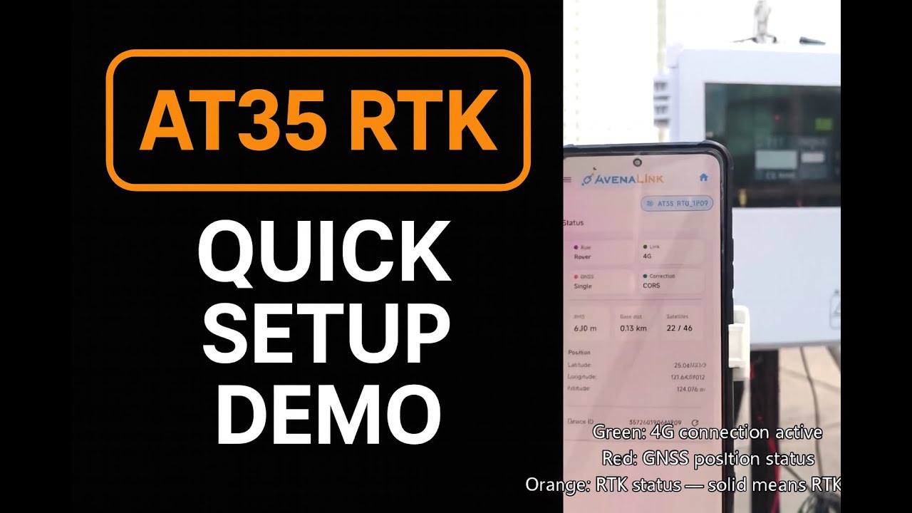 How to Achieve RTK Fixed in Seconds — AT35 RTK Quick Setup Guide - YouTube