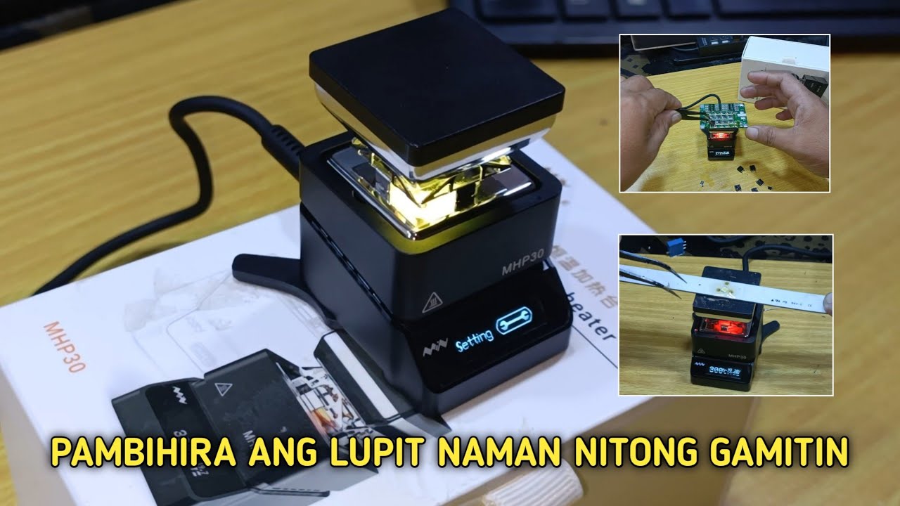 MHP30 Mini Hot Plate Preheater Miniware #banggood - YouTube