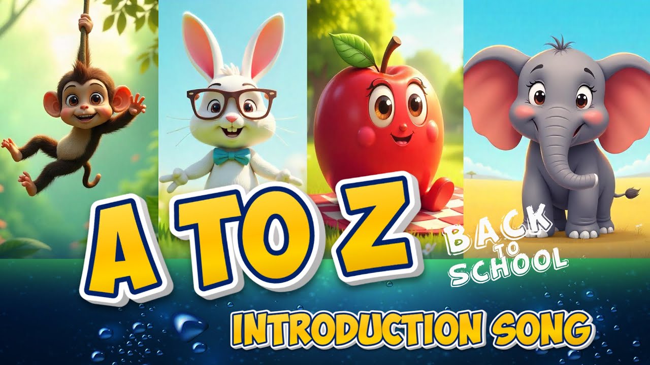 A to Z Alphabets for Kids | ABCD Introduction with Pictures & Sounds ...